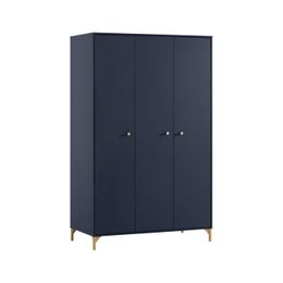 Tchibo - Schrank &raquo;Alfa&laquo; - 118x60x191cm - dunkelblau - Holz / Metall / Kunststoff