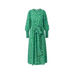 Tchibo - Florales Midi-Kleid - Damen - Gr. 44 - hellblau/print