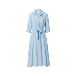 Tchibo - Blusenkleid mit Print - Damen - Gr. 36 - hellblau/print