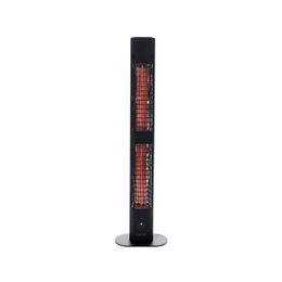 Sunred Stand-Heizstrahler »Royal Diamond Dark Velencia Lounge 3000 W« - 40x22x150cm - schwarz - Aluminium / Kunststoff / Metall