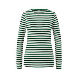 Tchibo - Gestreiftes Langarmshirt - Damen - Gr. L - creme/gestreift