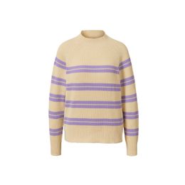 Tchibo - Gestreifter Strickpullover - Damen - Gr. L - lila/gestreift