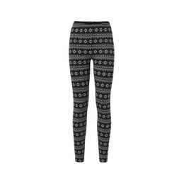 Tchibo - Norweger-Leggings - Damen - Gr. S - creme/print