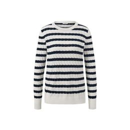Tchibo - Gestreifter Strickpullover - Damen - Gr. M - dunkelblau/gestreift