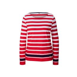 Tchibo - Gestreiftes Langarmshirt - Damen - Gr. M - dunkelblau/gestreift