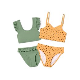 Tchibo - Kleinkind-Bikini-Set - Gr. 110/116 - schwarz/print