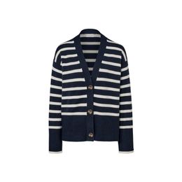 Tchibo - Gestreifter Cardigan - Damen - Gr. XL - dunkelblau/gestreift