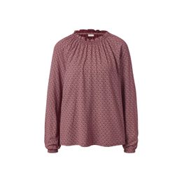 Tchibo - Bedrucktes Blusenshirt - Damen - Gr. M - dunkelrot/print