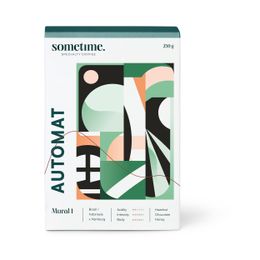 sometime - Mural 1 Caff&egrave; Crema - 250 g Ganze Bohne - Intensit&auml;t: 5/6