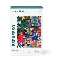 sometime - Contemp 1 Espresso - 250 g Ganze Bohne - Intensit&auml;t: 5/6