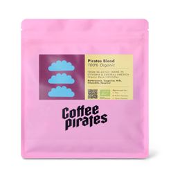 Coffee Pirates - Pirates Blend Bio Espresso - 250 g Ganze Bohne - Intensit&auml;t: 4/6