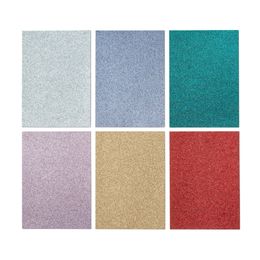 Tchibo - Glitzerpapier-Set - silber