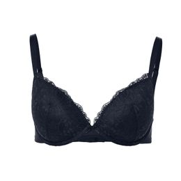 Tchibo - Push-up-BH mit Spitze - Damen - Gr. 80B - schwarz