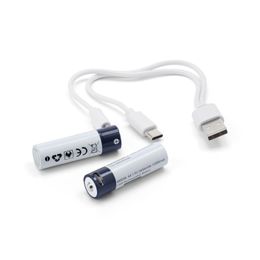 Tchibo - Akku AA-Batterien - wei&szlig;