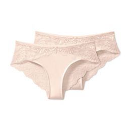 Tchibo - 2 Brazilslips - Damen - Gr. S - creme