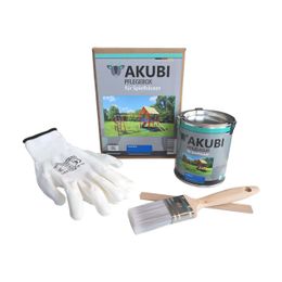 Karibu Farbmal-Set mit Pinsel - wei&szlig;
