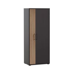 Tchibo - Aktenschrank &raquo;Hank&laquo; - 65x41x163,5cm - schwarz - Holz / Metall / Kunststoff