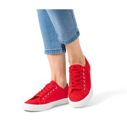 Tchibo - Canvas-Sneaker - Damen - Gr. 37 - rot