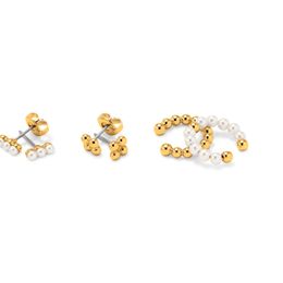 Tchibo - Ear Party Ohrschmuck 3er-Set - weiß