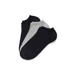 Tchibo - 3 Paar Sneakersocken - Herren - Gr. 41-43 - schwarz