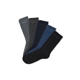 Tchibo - 5 Paar Socken - Herren - Gr. 44-46 - dunkelblau