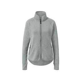 Tchibo - Strickfleece-Jacke - Damen - Gr. L - hellgrau
