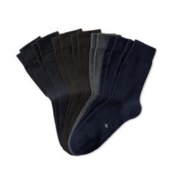 Tchibo - 7 Paar Socken - Herren - Gr. 41-43 - dunkelgrau