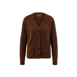 Tchibo - Strickjacke mit Wolle - Damen - Gr. M - braun