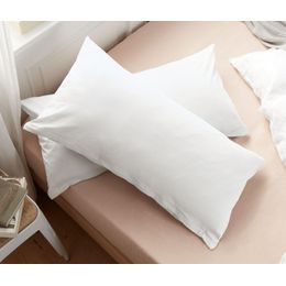 Tchibo - 2 Jersey-Kopfkissenbez&uuml;ge - creme