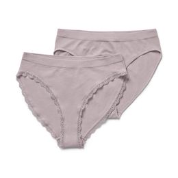 Tchibo - 2 Seamless-Slips - Damen - Gr. S - grau