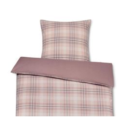 Tchibo - Flanell-Bettwäsche - rosa