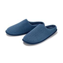 Tchibo - Hausschuhe - Herren - Gr. 40-41 - dunkelblau/gestreift