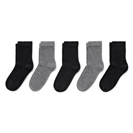 Tchibo - 5 Paar Kinder-Socken - Kinder - Gr. 39-42 - schwarz