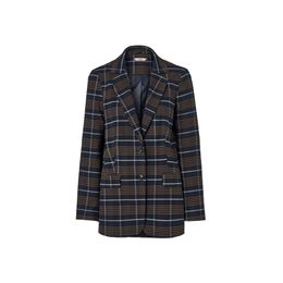Tchibo - Karierter Blazer - Damen - Gr. 46 - dunkelblau/kariert