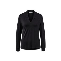 Tchibo - Blusenshirt mit V-Ausschnitt - Damen - Gr. XXL - schwarz