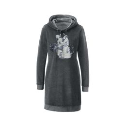 Tchibo - Nicki-Longsweater »Disney« - Damen - Gr. M - silber
