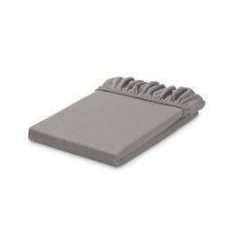 Tchibo - Jersey-Spannbettlaken - grau