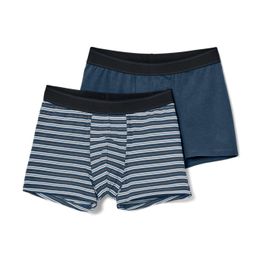 Tchibo - 2 Slipboxer - Herren - Gr. S/4 - weiß/gestreift