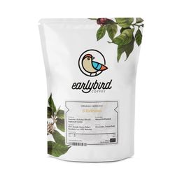 Tchibo - earlybird - 5 Estrelas Espresso Bio - 250 g Ganze Bohne - Intensit&auml;t: 5/6