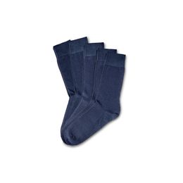 Tchibo - 5 Paar Socken - Herren - Gr. 44-46 - blau