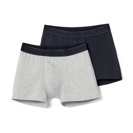Tchibo - 2 Slipboxer - Herren - Gr. S/4 - hellgrau