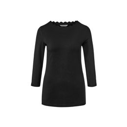 Tchibo - Shirt mit 3/4-Arm - Damen - Gr. L - schwarz