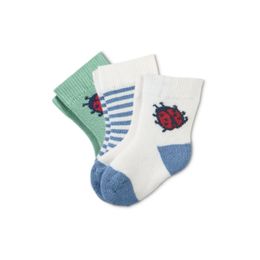 Tchibo - 3 Paar Frottier-Babysocken - Baby - Gr. 16-18 - wei&szlig;