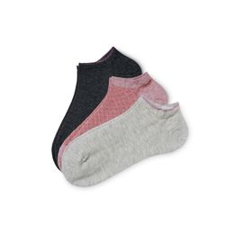 Tchibo - 3 Paar Sneakersocken - Damen - Gr. 35-38 - wei&szlig;