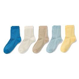 Tchibo - 5 Paar Socken - Damen - Gr. 39-42 - creme