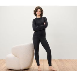 Tchibo - Lange Unterhose mit RWS-zertifizierter Wolle - Damen - Gr. XS - anthrazit