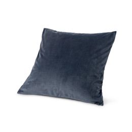 Tchibo - Samt-Dekokissenbezug - blau