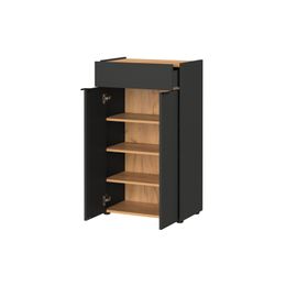 Tchibo - Kommode »Aalborg« - 56x34x98cm - schwarz - Holz
