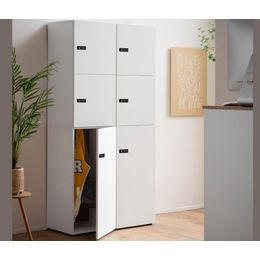 Tchibo - Spind-Set &raquo;Locked&laquo; mit Zahlenschloss - 1x40,5x92,5cm - schwarz -