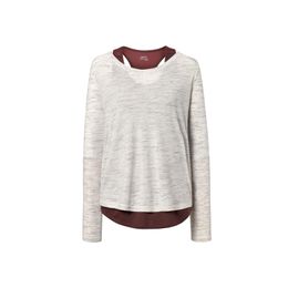 Tchibo - 2-in-1-Sportshirt - Damen - Gr. L - dunkelrot